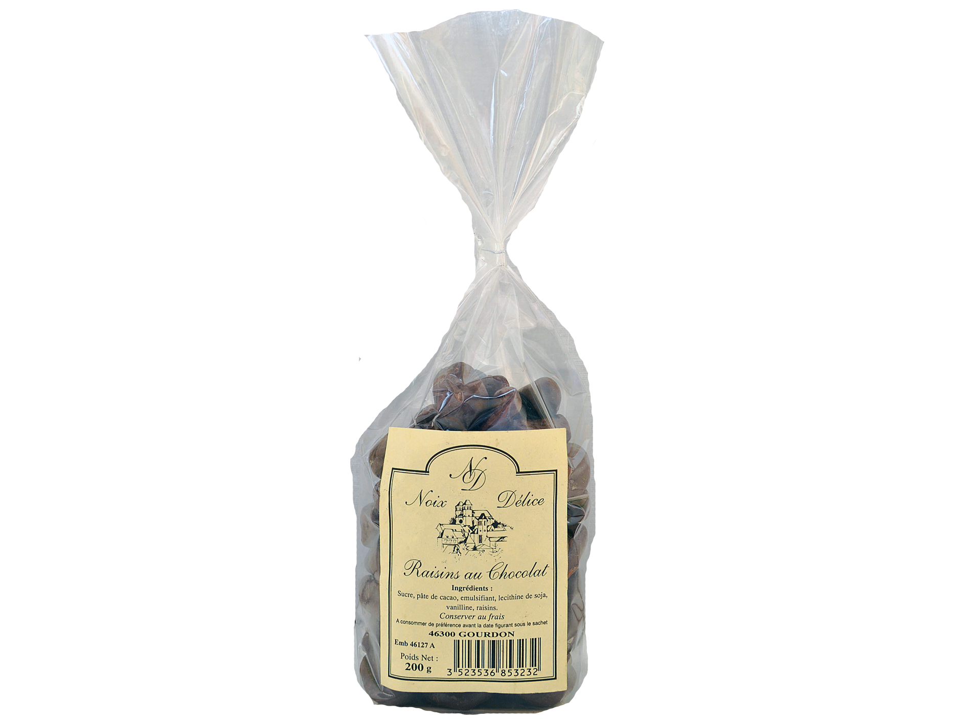 raisins au chocolat | Noix Delice